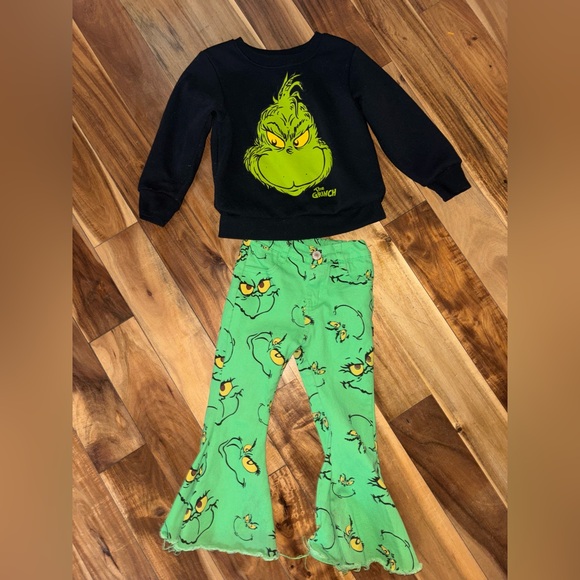 Matching Sets | Toddler Girl Grinch Outfit Sz 3t | Poshmark